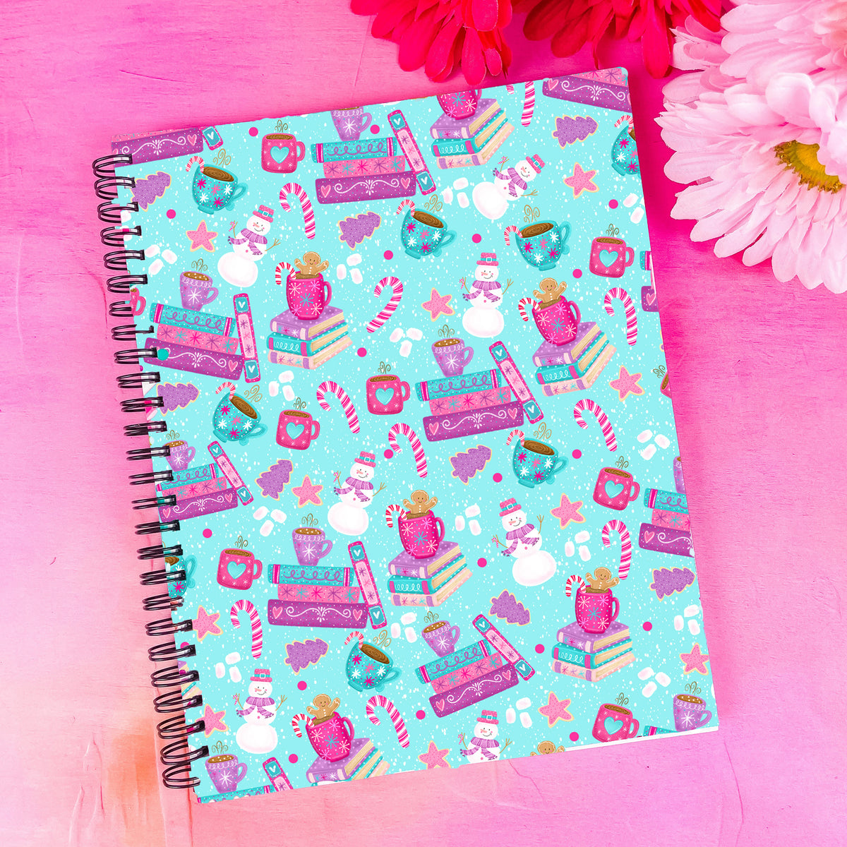 Gingerbread Book Stacks Lined Notebook 7 X 9 Emily Cromwell Designs gingerbread-book-stacks-lined-notebook-7-x-9-emily-cromwell-designs