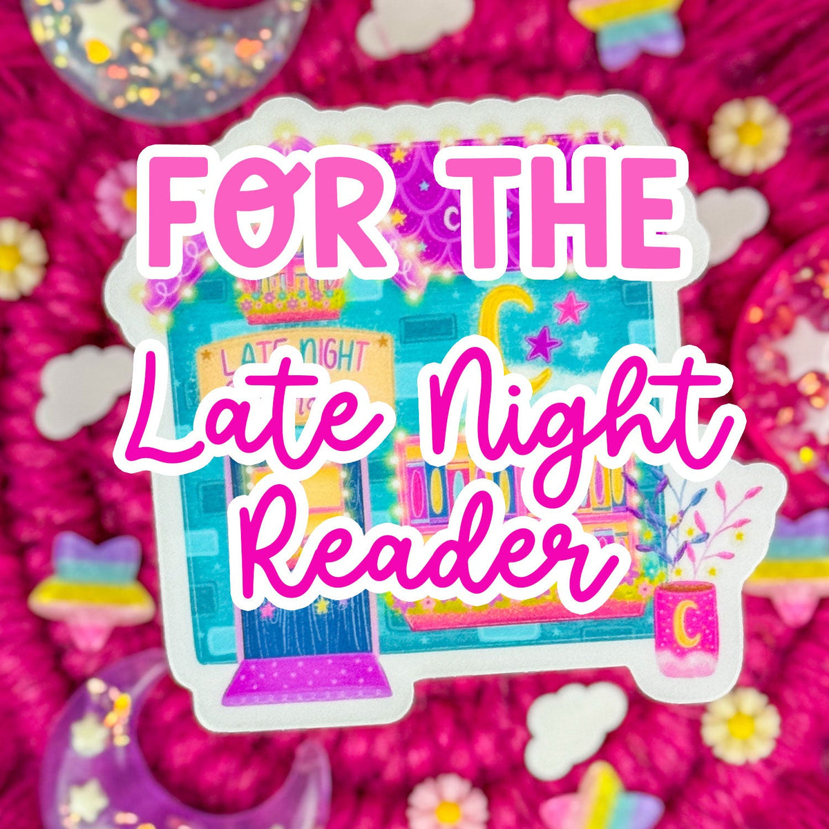 For the Late Night Reader Bookworm – Emily Cromwell Designs
