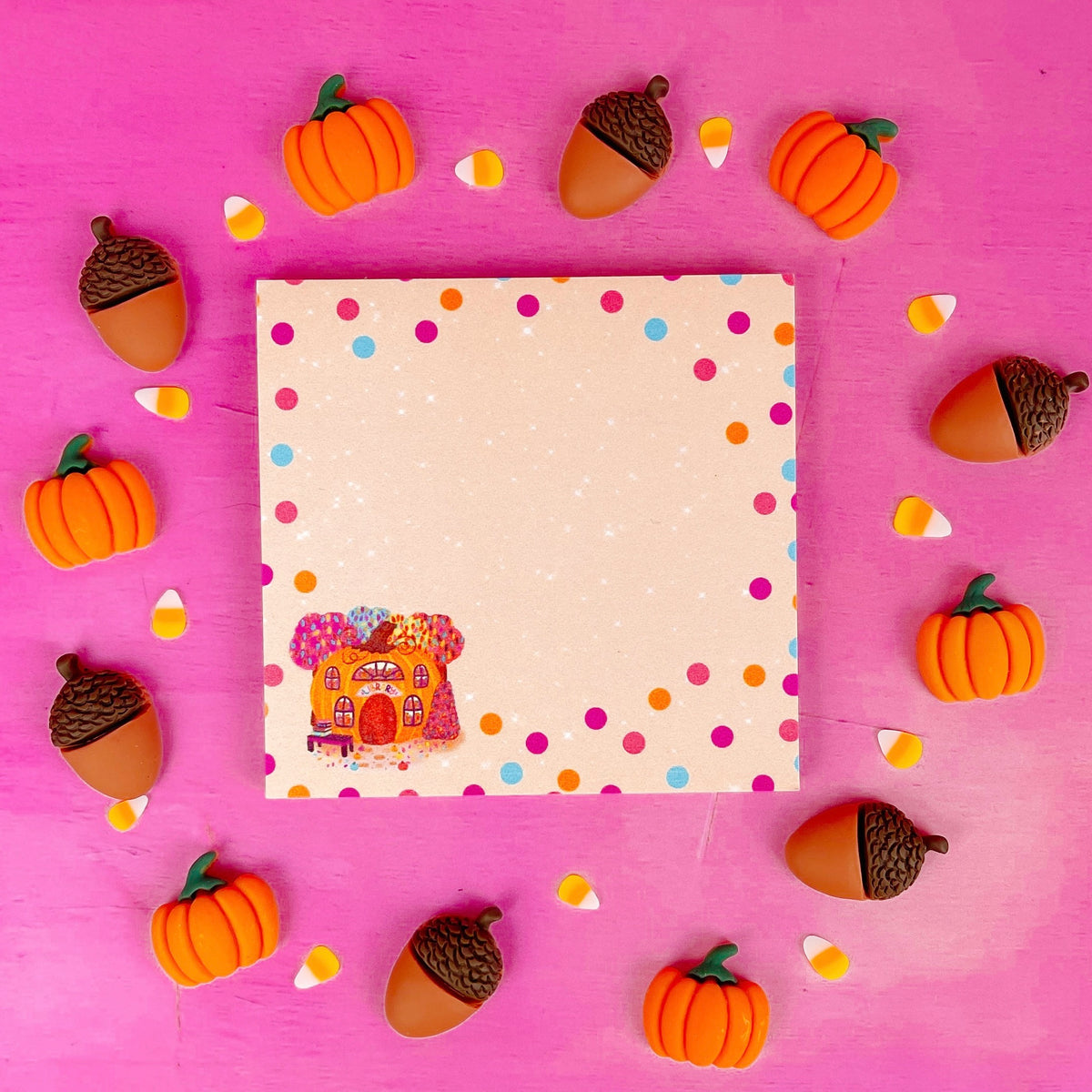 Pumpkin Library Sticky Notes 3" x 3" – Emily Cromwell Designs