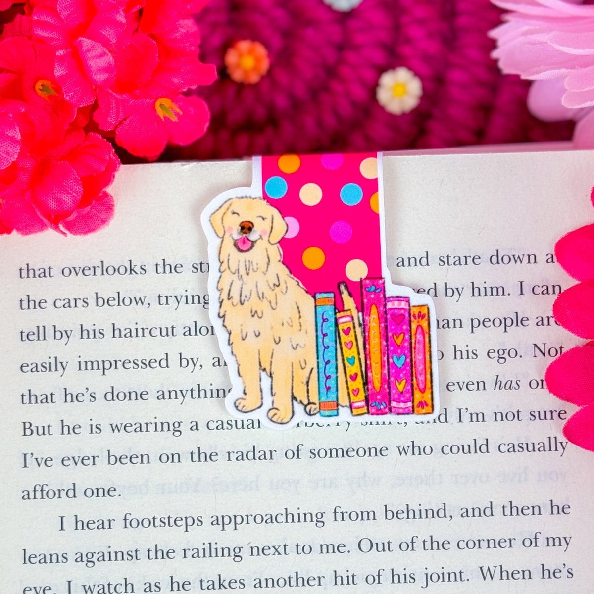 Yellow Lab Dog Magnetic Bookmark – Emily Cromwell Designs