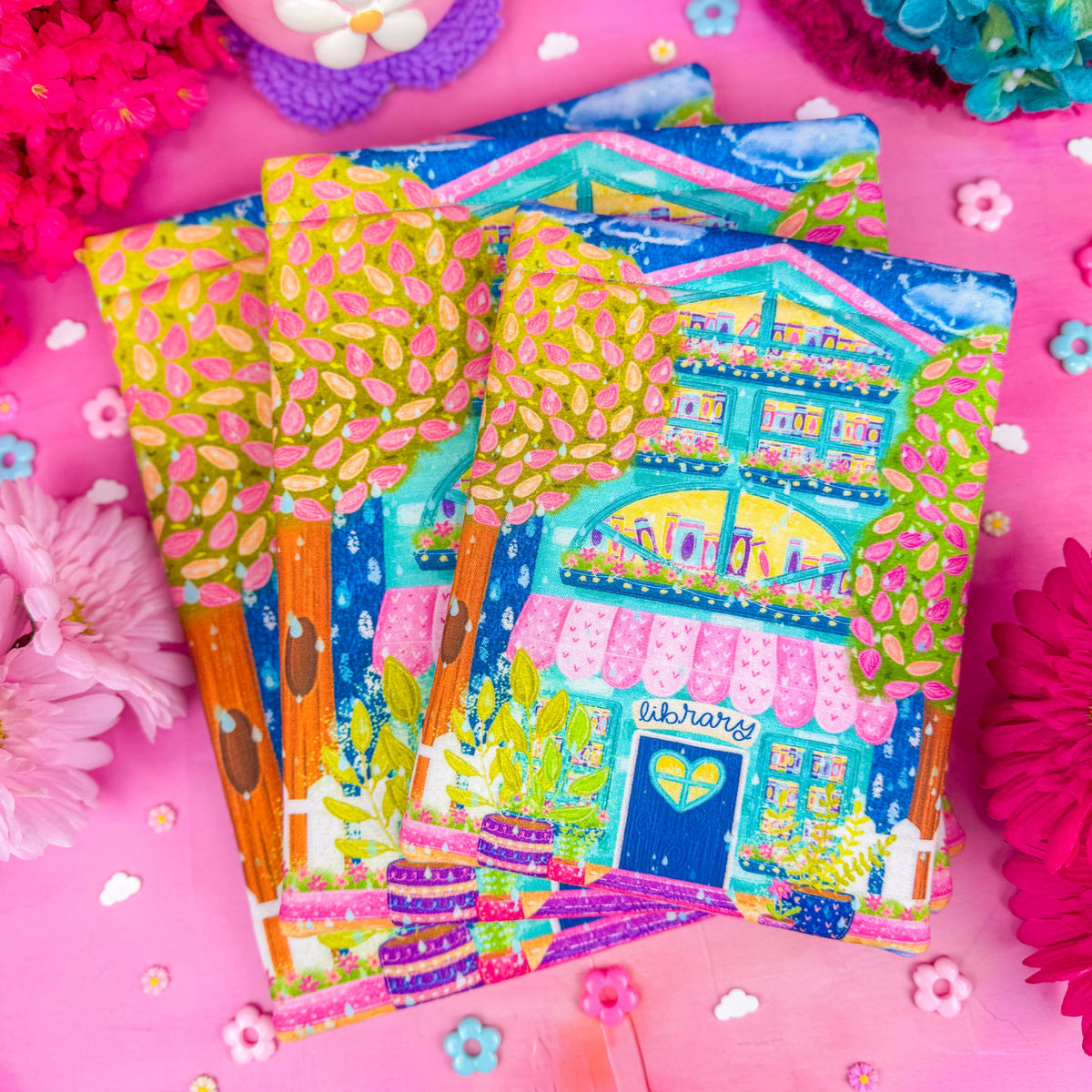 Rainy Day Library Book Sleeve – Emily Cromwell Designs