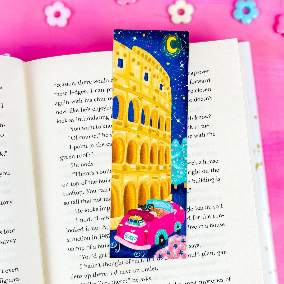 Nighttime in Rome Bookmark – Emily Cromwell Designs
