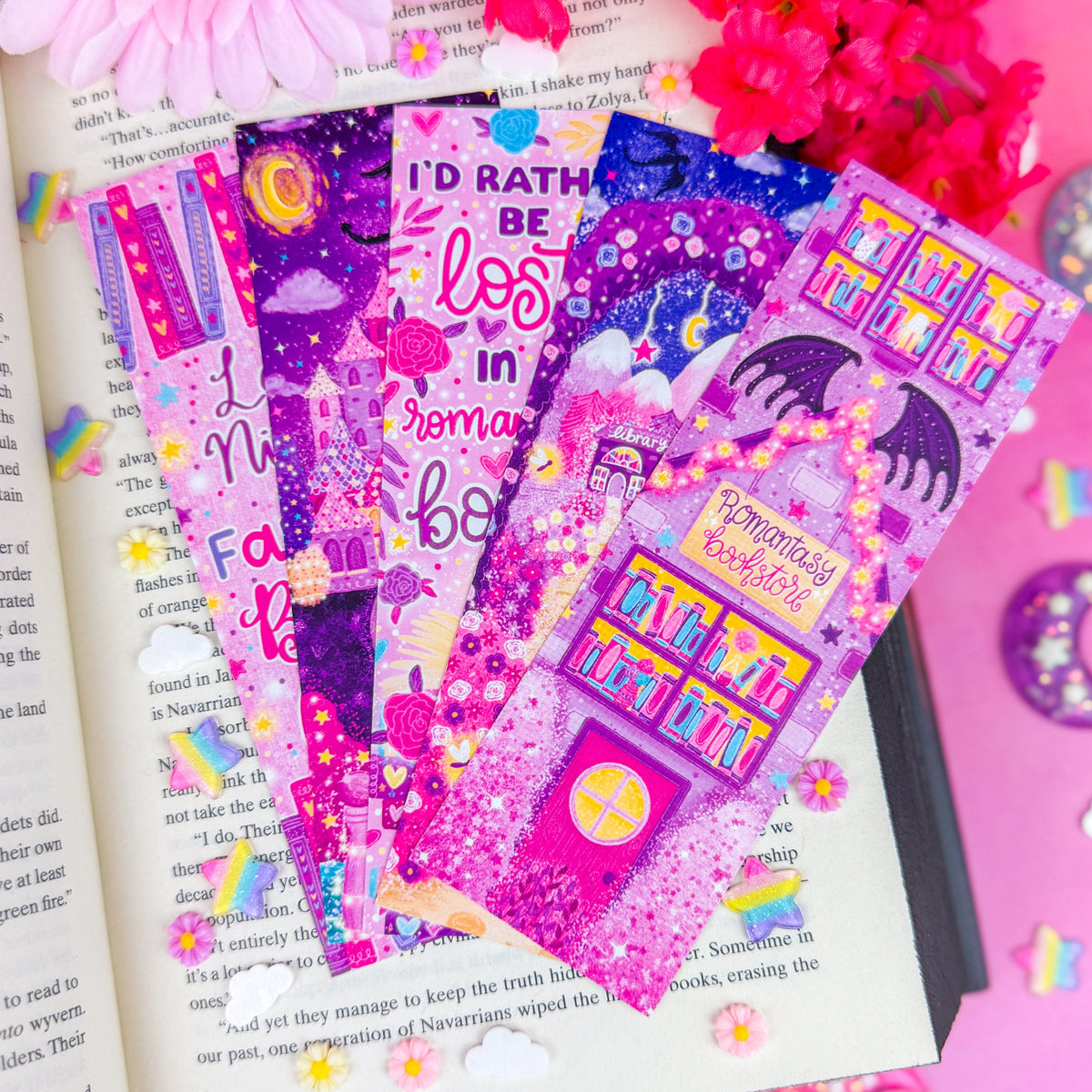 Romantasy Reader Bookmark Set or Individual – Emily Cromwell Designs