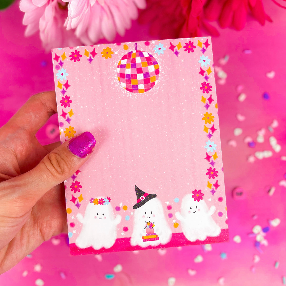 Disco Book Club Notepad 4.25" x 5.5" – Emily Cromwell Designs