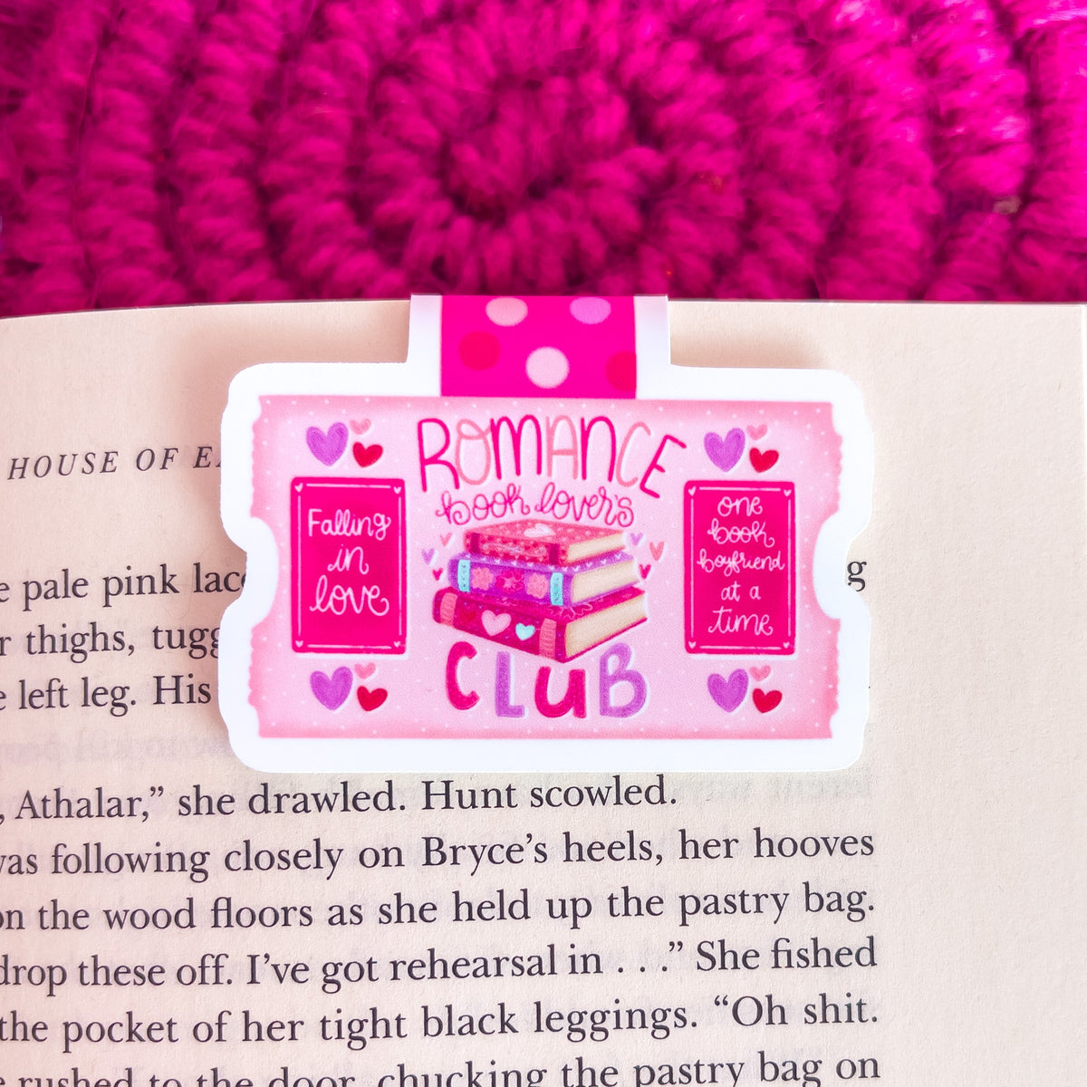 Romance Book Lover's Club Admission Ticket Magnetic Bookmark – Emily ...