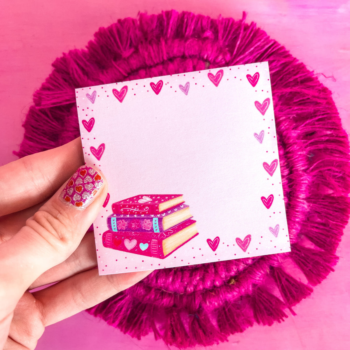 Romance Book Sticky Notes 3" x 3" – Emily Cromwell Designs