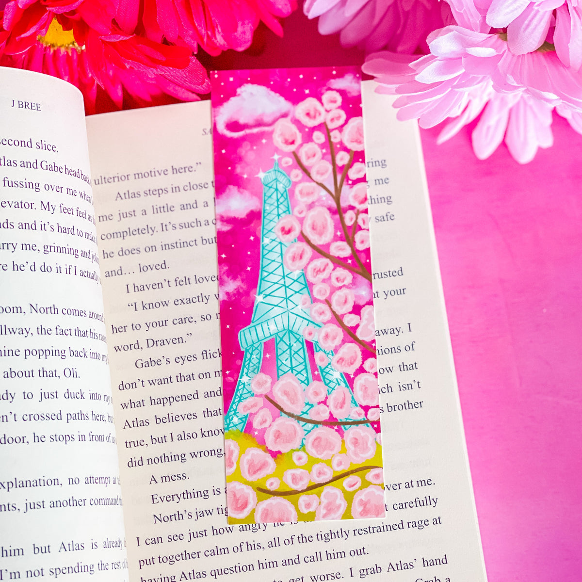 Floral Paris Bookmark – Emily Cromwell Designs