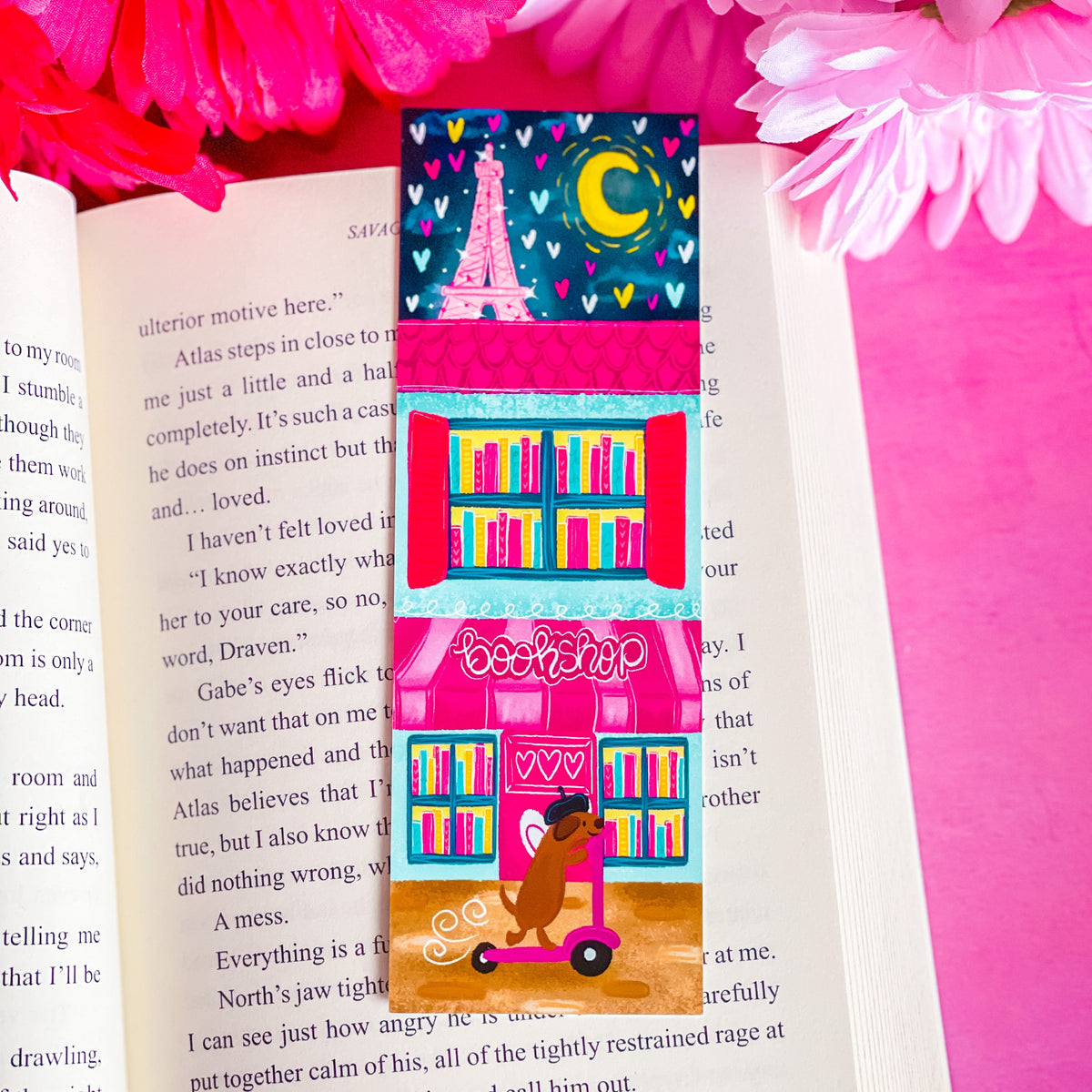 Paris Bookshop Bookmark – Emily Cromwell Designs